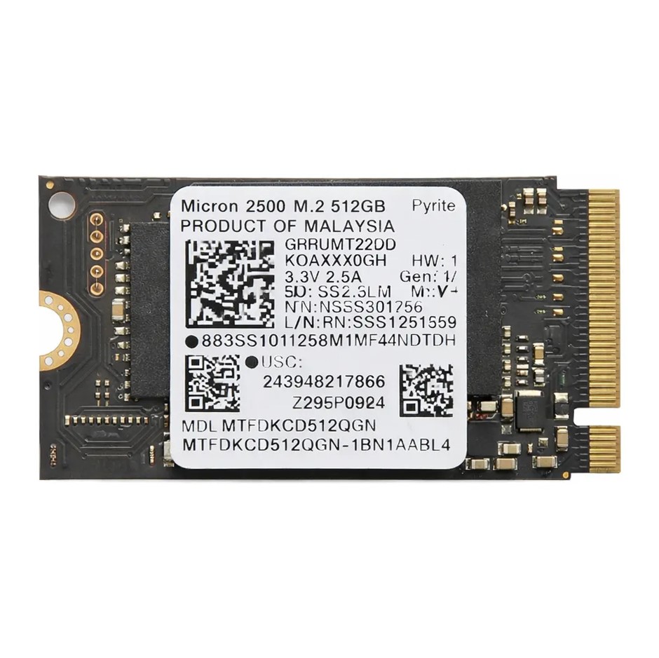 Disco Sólido Oem Ssd Micron 512gb M.2 2242 Pcie Nvme Negro M2 ‣ DDR ...